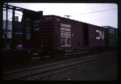 Railroad Slide - Canadian National #415025 Box Car 1989 La Grange IL ...