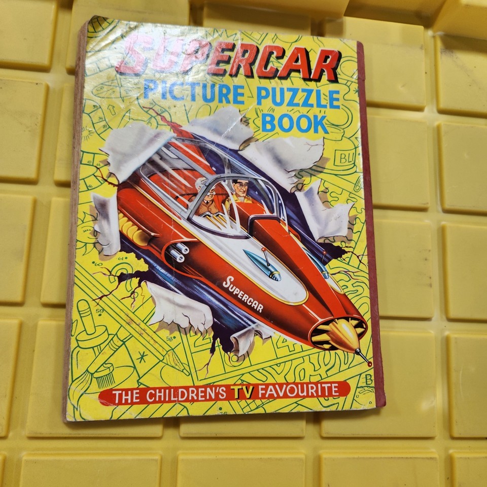 Gerry Anderson SUPERCAR (TV Series) Picture Puzzle Book (1962) Rare B1 ...