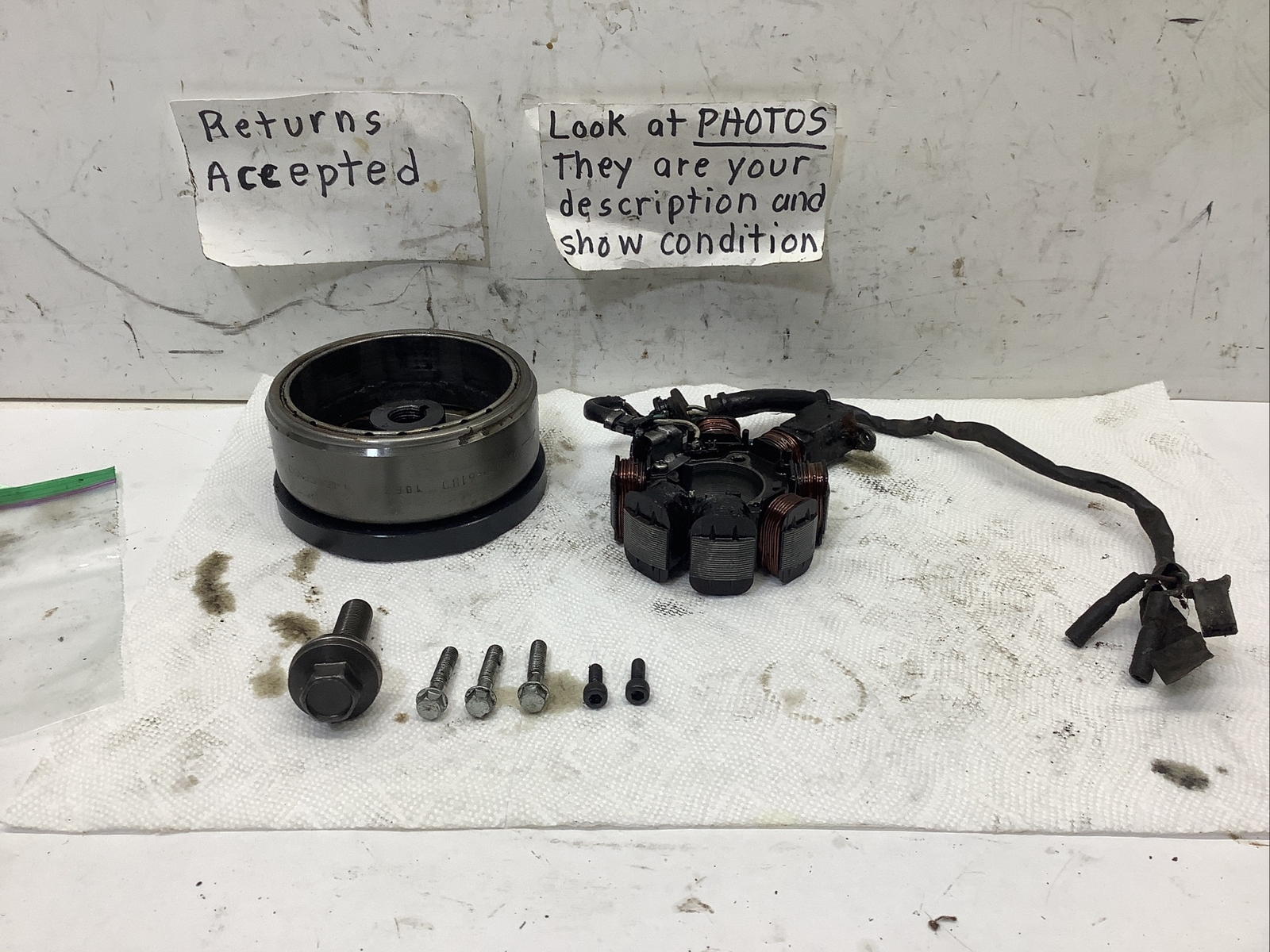 1991 Honda TRX 250X Engine Stator Magneto Flywheel Generator | eBay