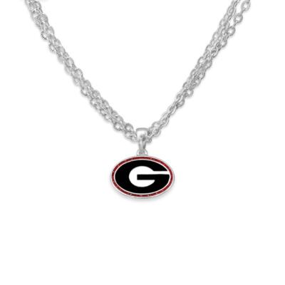 Georgia Bulldogs Game Day Glitter Necklace Jewelry Gift Licensed UGA | eBay