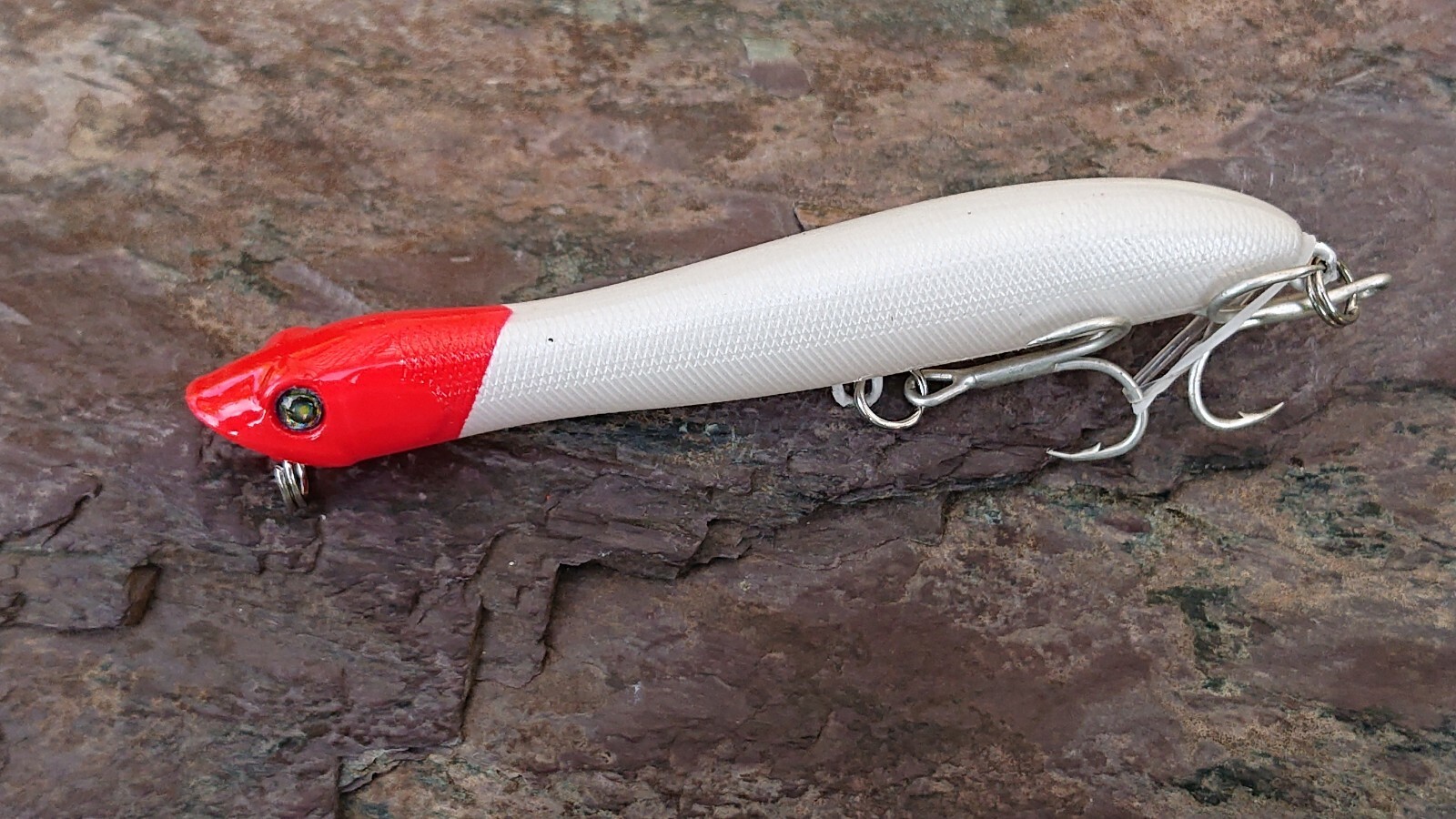 Bass Lure Crazy Snake Head 85mm 7g Baitfish Minnow Topwater Popper ...