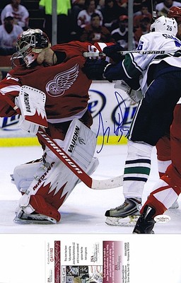 JIMMY HOWARD Signed DETROIT RED WINGS 11X14 PHOTO - JSA G41192 | eBay