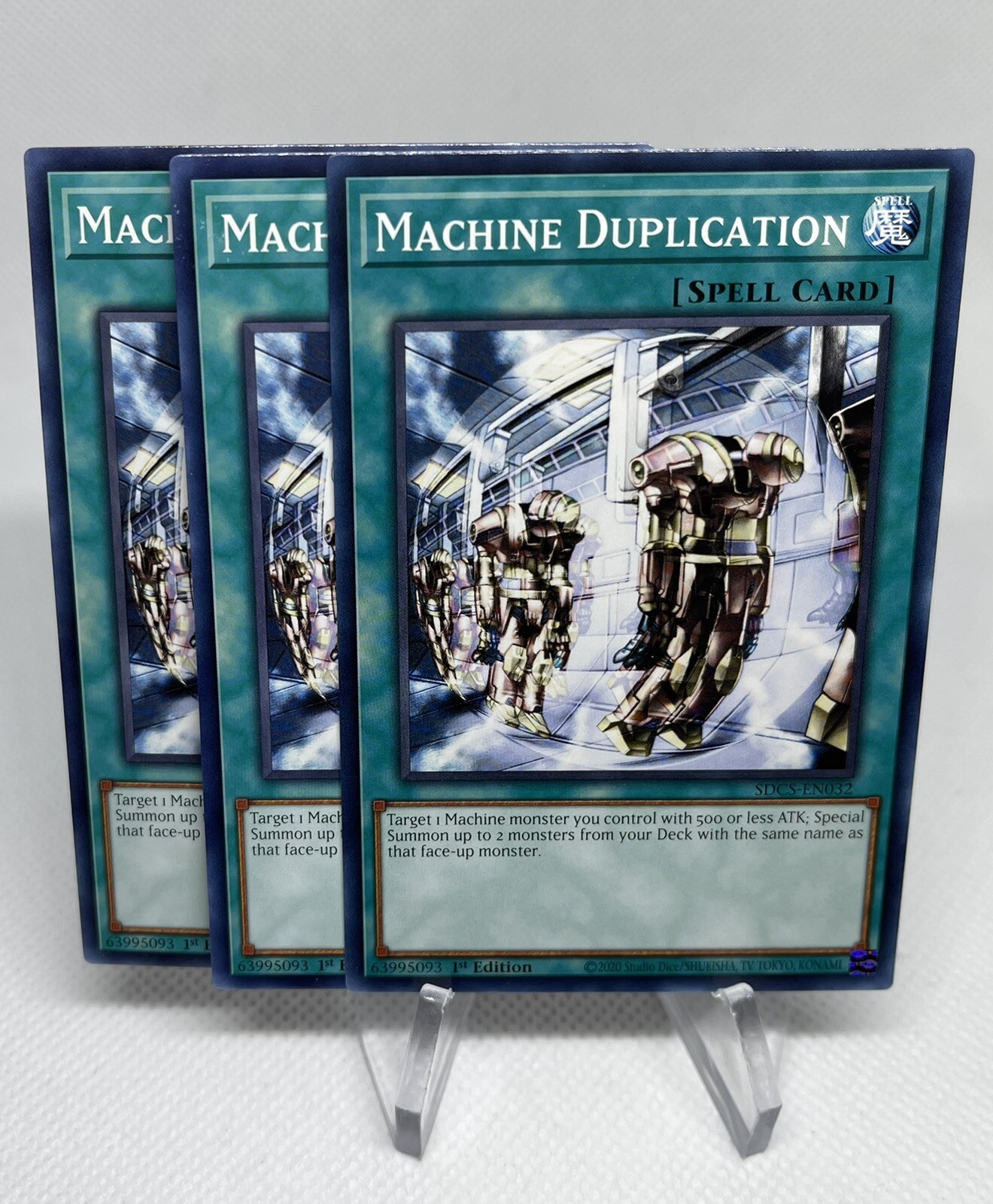 3x Machine Duplication 1st Edition Common SDCS-EN032 Yu-Gi-Oh! | eBay
