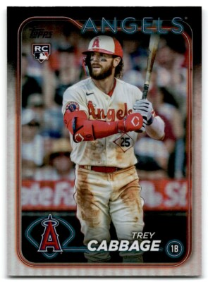 2024 Topps AQUA Trey Cabbage RC Los Angeles Angels #321 | eBay