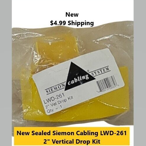 3-Pack NEW Sealed LWD-208 SIEMON CABLING SYSTEM COMPANY OEM 2 INCH ...