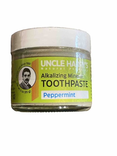 Uncle Harry's All Natural Toothpaste, Breath Freshening, 3 Oz Jar ...