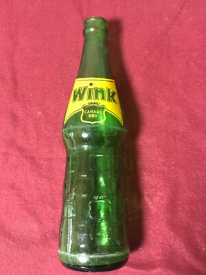 Rare Vintage Canada Dry Wink Soda Pop Bottle MEXICO 1960'S | eBay