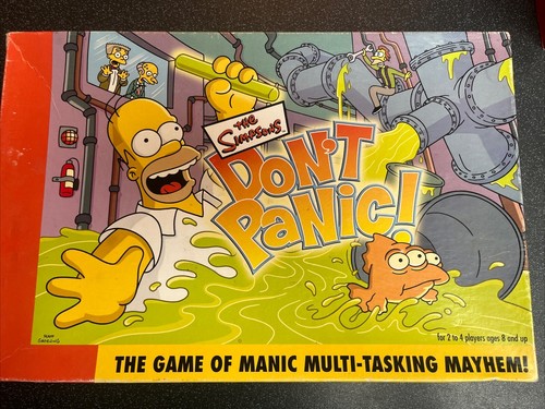 The Simpsons Don't Panic Board Game - Complete. | eBay UK