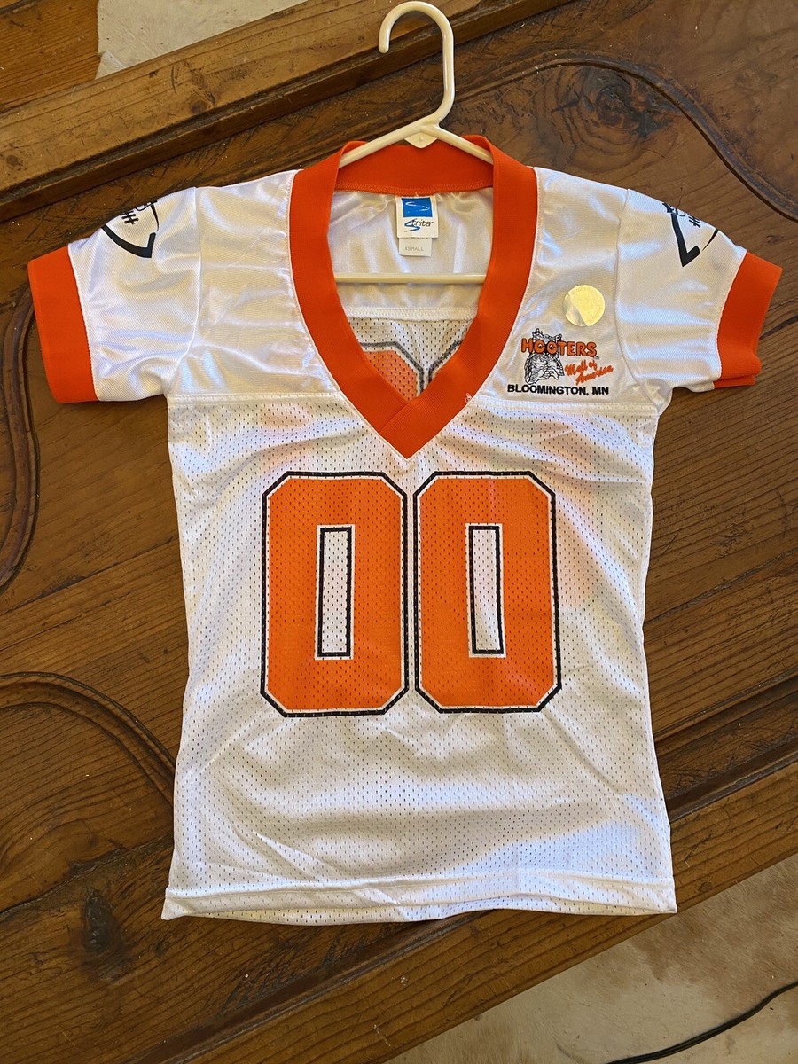 Rare HOOTERS Jersey XS Official Uniform USA with Sticker Rare HOOTERS Jersey XS Official Uniform USA with Sticker