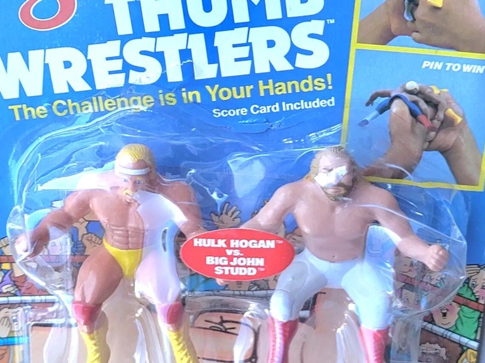 wwf ljn wrestling superstars thumb wrestlers hulk hogan vs john studd ...