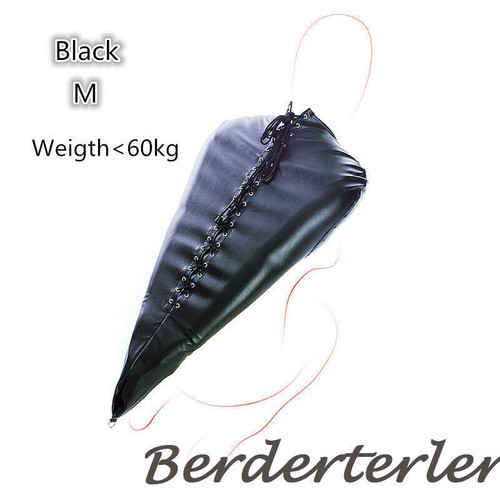 Arm hand Binder Behind Back Straight Jacket Leather Restraints Lockable ...