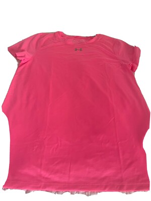 Under Armour Women’s Tech Twist Hot Pink Sz Med Tee Shirt NEW Dri Fit ...