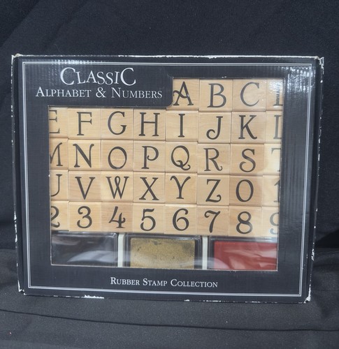Stampabilities Whimsical Alphabet & Numbers Stamp Collection NEW | eBay