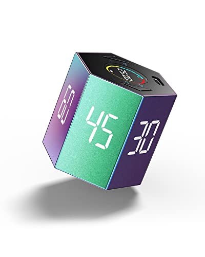 Ticktime Pomodoro Productivity Timer Cube, Hexagon Flip Clock, Pause & Resume, | eBay