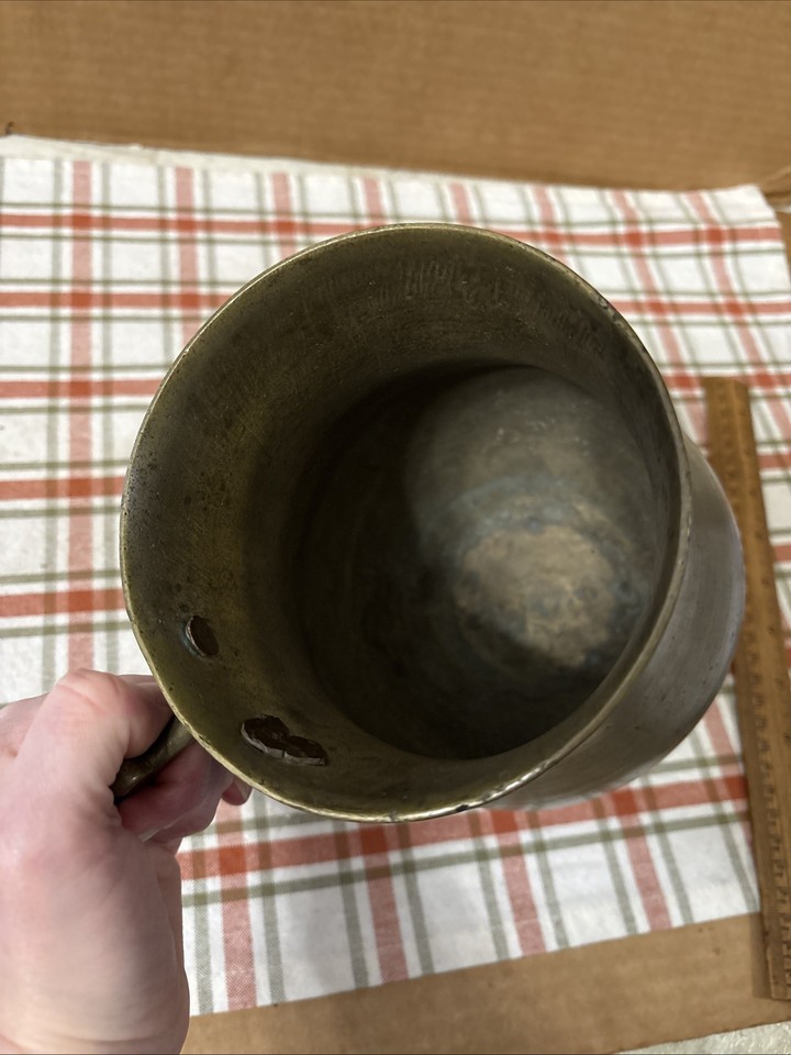 17th/Early 18th Century Bell Metal Bronze Cooking Pot , Oversized W ...