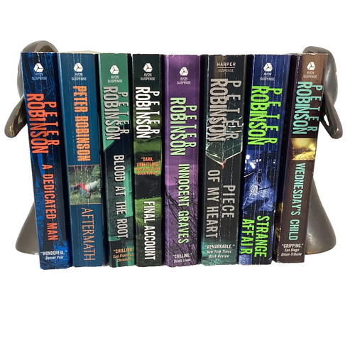 Lot 8 Peter Robinson Novels Inspector Alan Banks Paperbacks Very Good ...