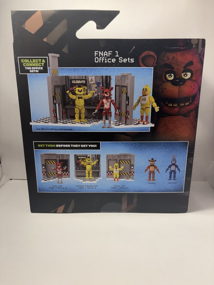 Five Nights at Freddy's FNAF Golden Freddy Office Set - 5" Jazwares ...