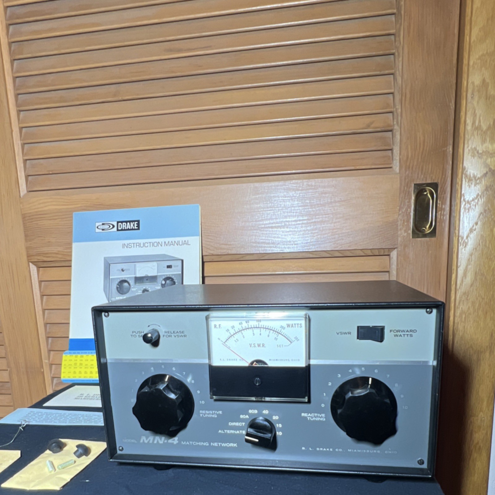 Drake MN-4 Matching Network 1977 with Manual and Accessories | eBay