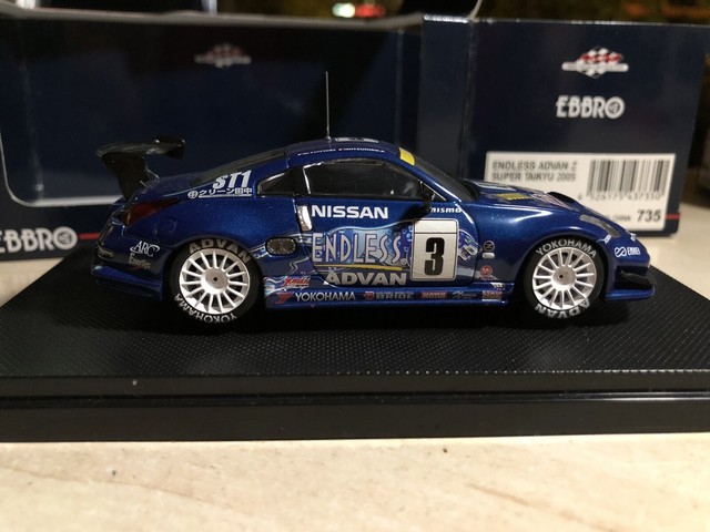 Endless ADVAN Z Super Taikyu 2005 Nissan 350z Fairlady Ebbro 735 1/43 ...