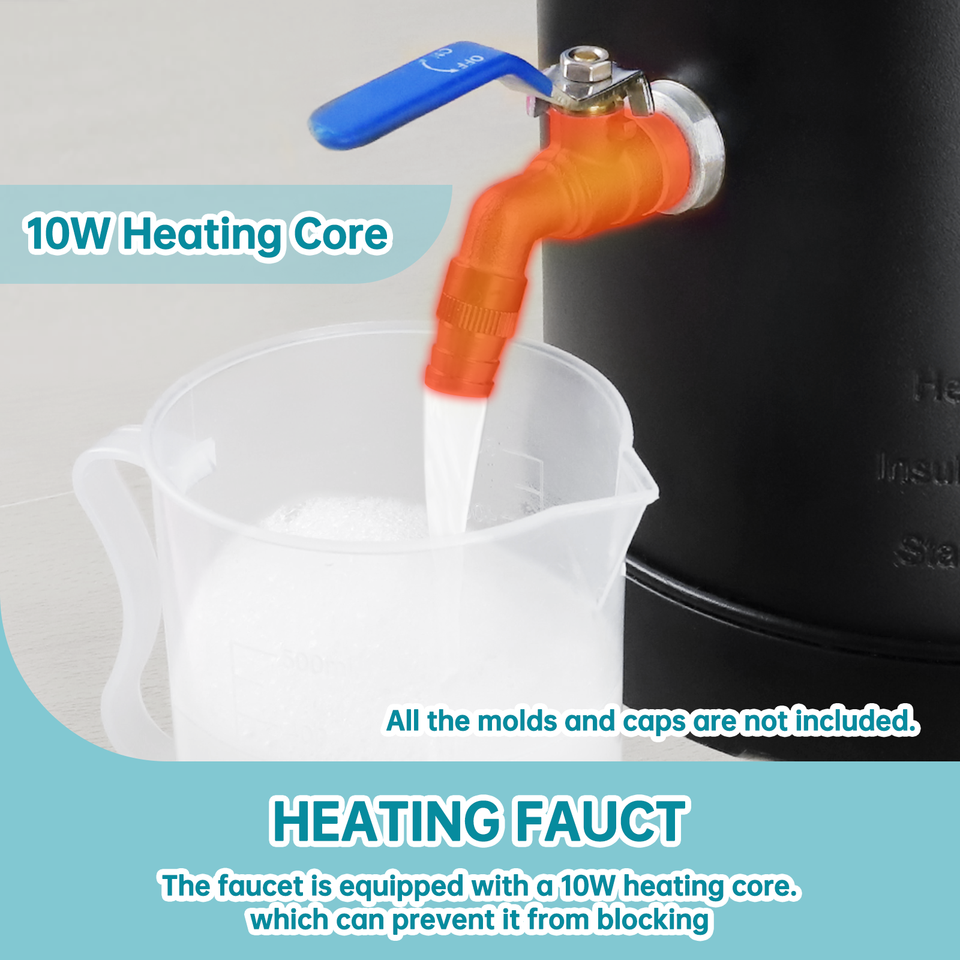 12L Soap Melter Soap Making Heater Melting Machine Pouring Spout DIY ...