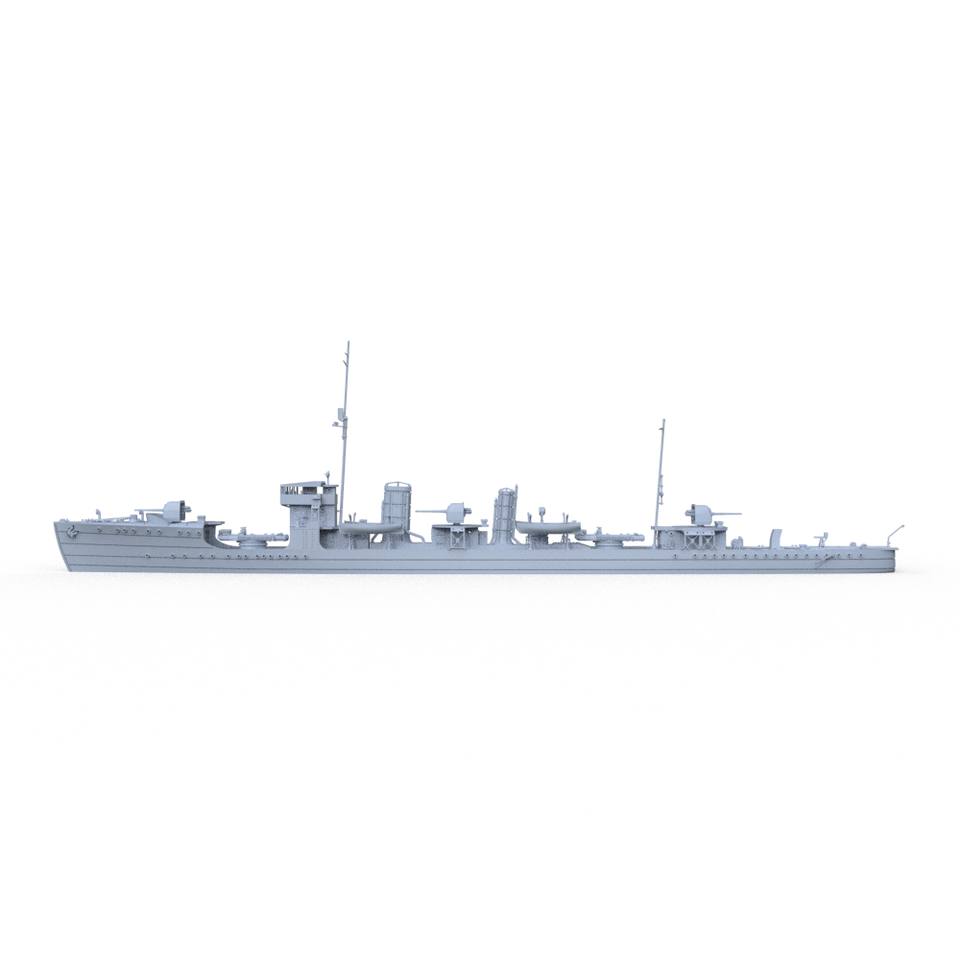 SSC144735-A 1/144 Model Kit Italy Fante-Class Destroyer, Geniere(D 555 ...