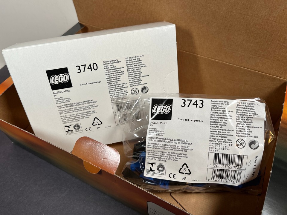 LEGO My Own Train 3740 3743 Locomotive Engine Tender Set NEW SEALED | eBay