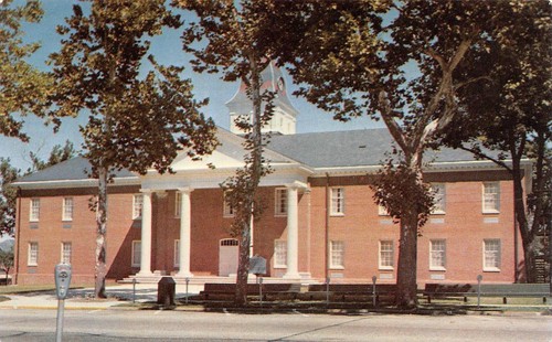 Denton, MD Maryland CAROLINE COUNTY COURT HOUSE 1967 Vintage Chrome ...