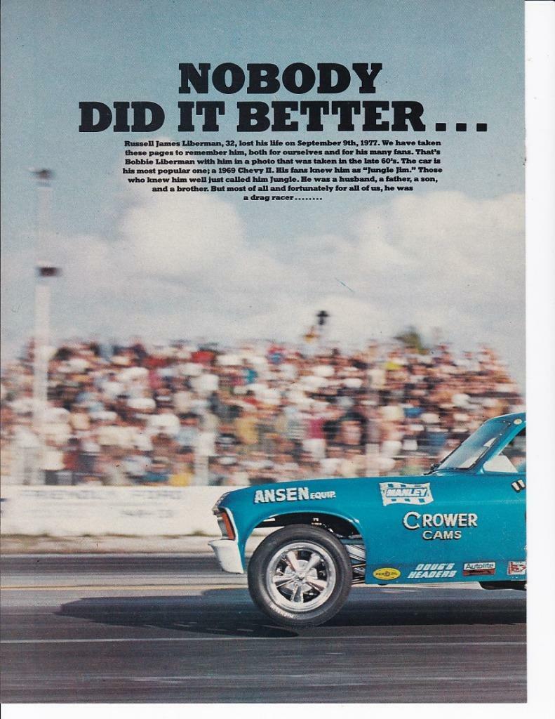 1977 Jungle Jim Liberman 1969 Chevy II Photo / Bobbie Liberman | eBay