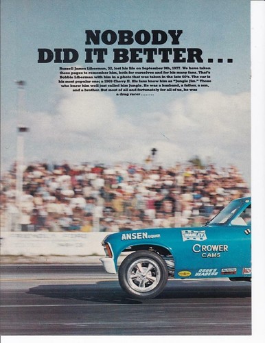 1977 Jungle Jim Liberman 1969 Chevy II Photo / Bobbie Liberman | eBay