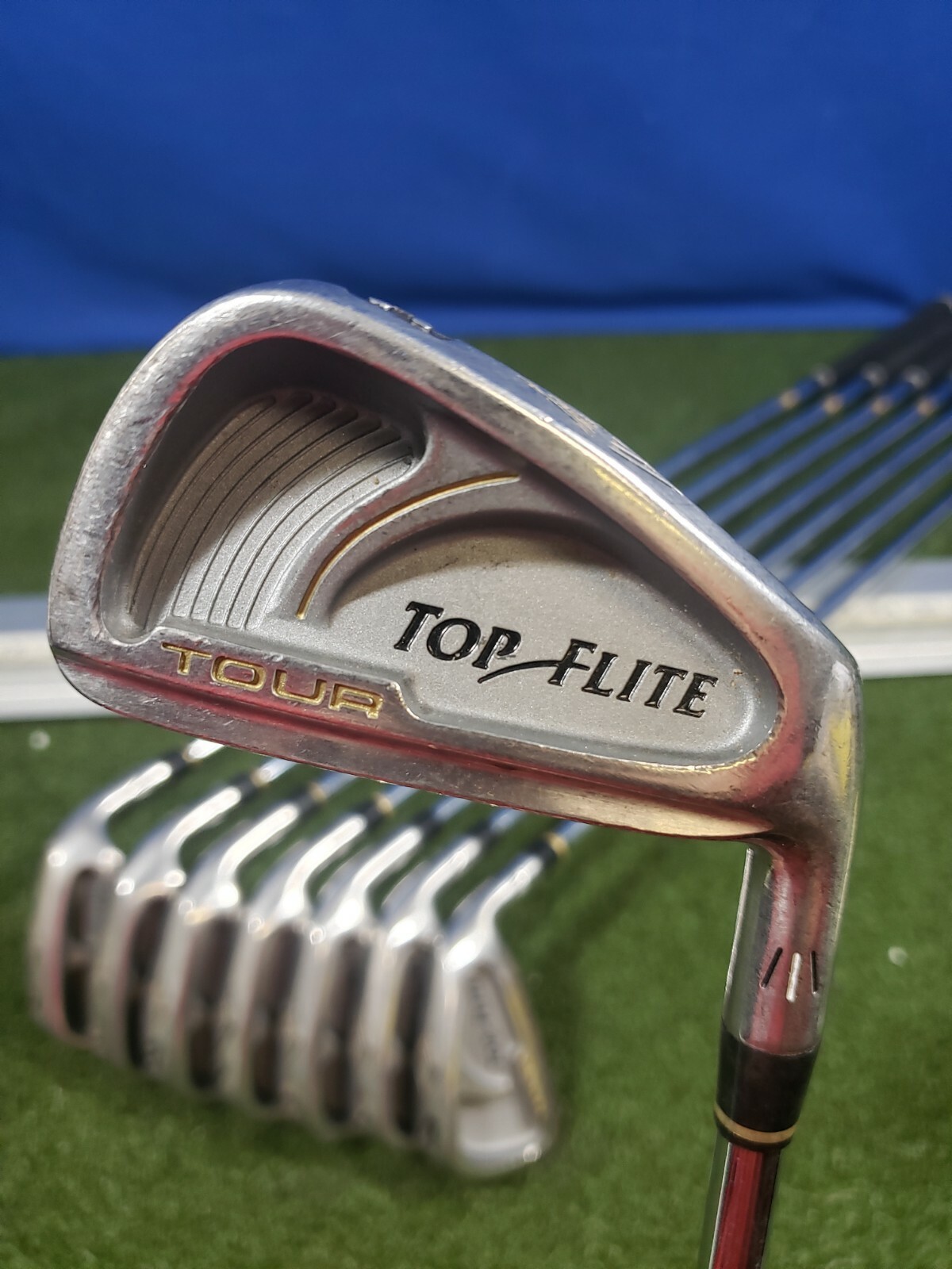 Top Flite Tour Oversize Iron Set 3-9,P RH Golf Clubs | eBay