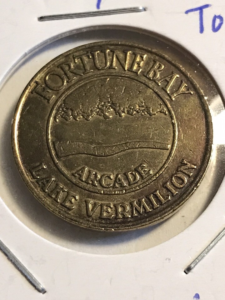 Arcade Token - Fortune Bay Arcade - Lake Vermilion Minnesota Vintage | eBay