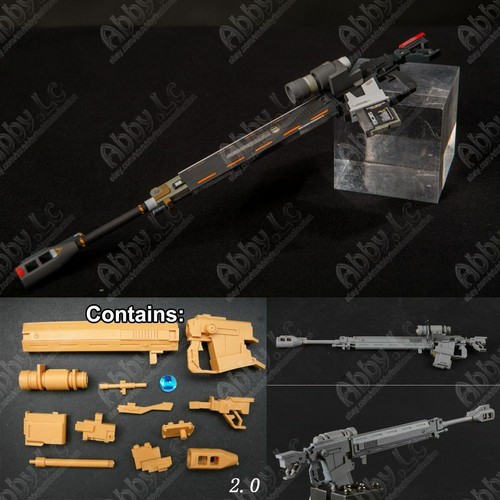 EVO The Origin Beam Sniper Rifle ver 2.0 Resin Kit for MG 1/100 Zaku 2 ...