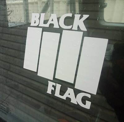 BLACK FLAG VINYL STICKER METAL PUNK ROCK | eBay Australia