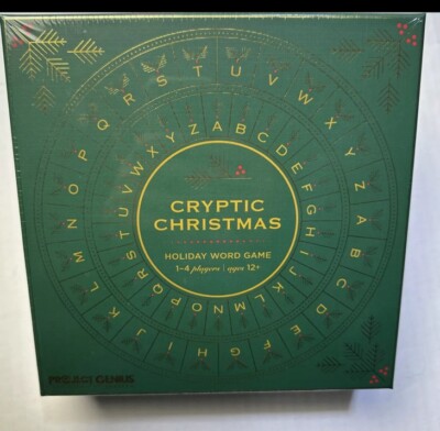 Cryptic Christmas Decode Song Title Word Game 2022 Project Genius Holiday Game | eBay