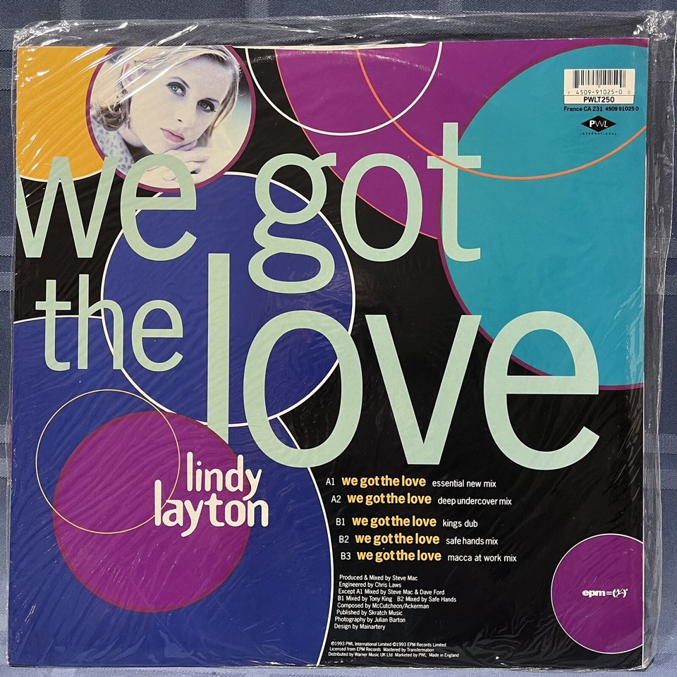 Lindy Layton “We Got The Love - Remixes” SEALED 1993 Vinyl 12” Maxi ...