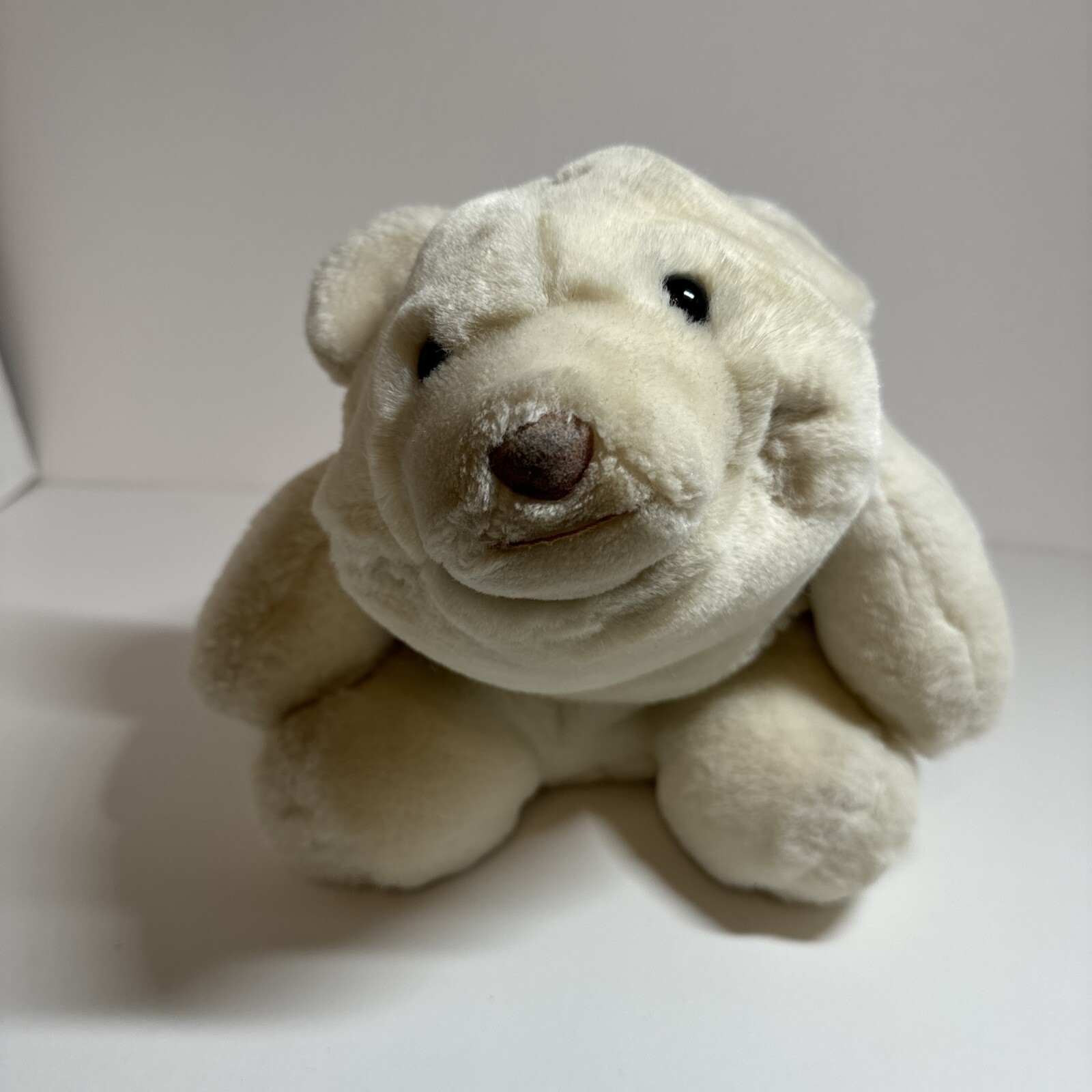 Vintage 1980 Gund White Teddy Polar Bear Plush Snuffles 11” Stuffed ...