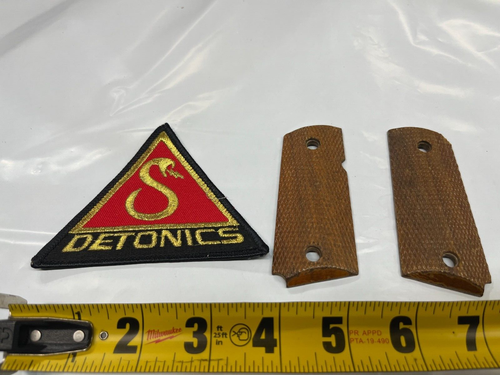 Detonics Combat Master Grips & Patch | eBay