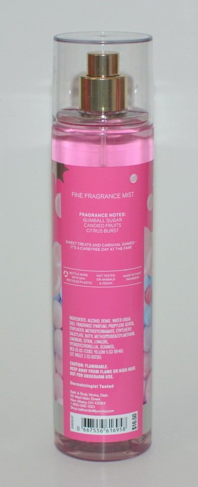 1 NEW BATH & BODY WORKS BUBBLE GUM POP FINE FRAGRANCE MIST SPRAY 8OZ ...