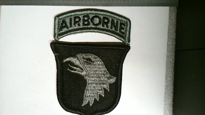 MILITARY PATCH SET HOOK AND LOOP ACU DIGITAL 101ST AIRBORNE DIVISION WITH TAB | eBay