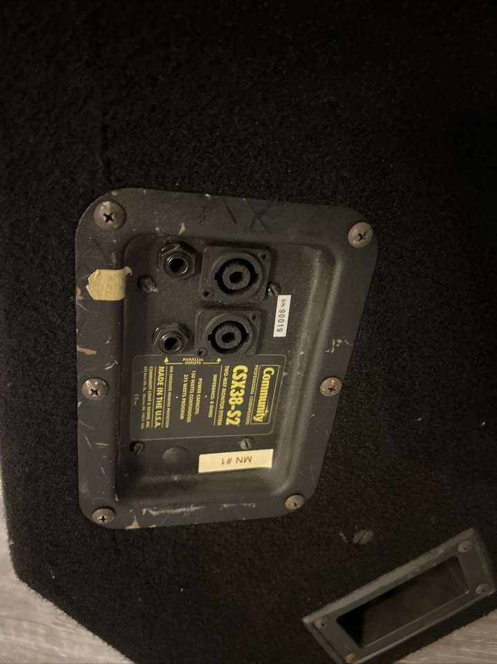 Community CSX38-S2 Loudspeaker 15" Two-Way Wedge Stage Monitor Floor ...