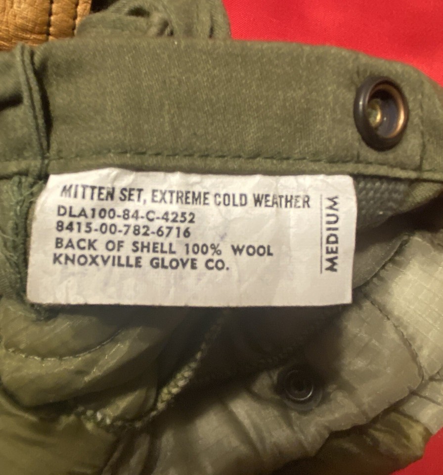 USGI, USAF, Shell - Mitten Set, Flyer’s, Extreme Cold Weather, Size ...