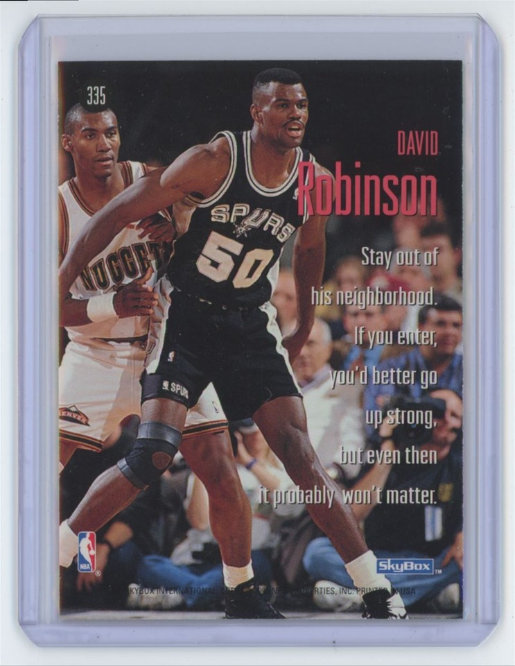 1994-95 SkyBox David Robinson Basketball Card #335 | eBay