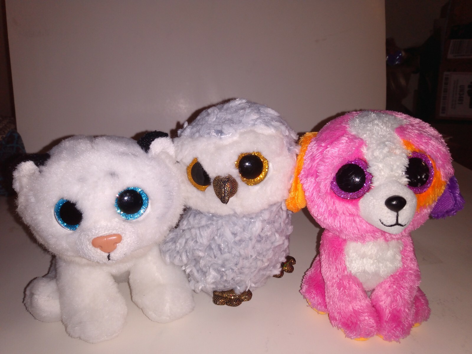 Ty Beanie Boos Lot Of 3 Tundra, Owlette, Precious | eBay