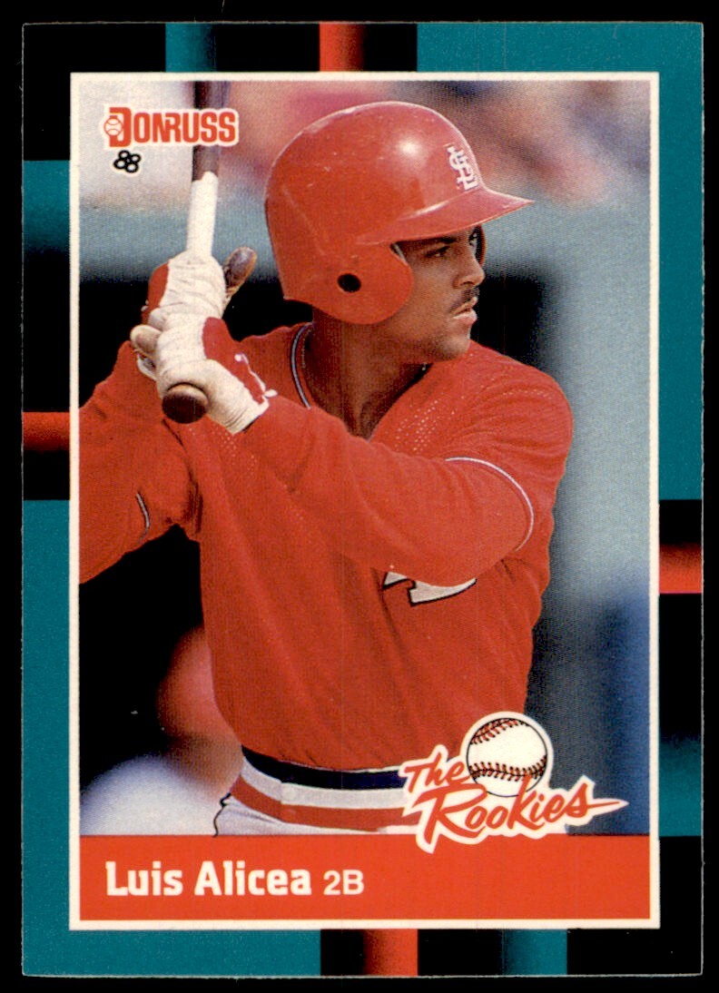 1988 DONRUSS THE ROOKIES LUIS ALICEA ST. LOUIS CARDINALS #52 | eBay