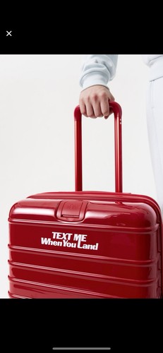 Beis x Lonely Ghost The Carry On Roller In Text Me Red | eBay