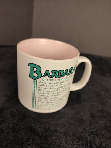Coffee Mug Cup Barbara Poetry Papel Japan Vintage | eBay