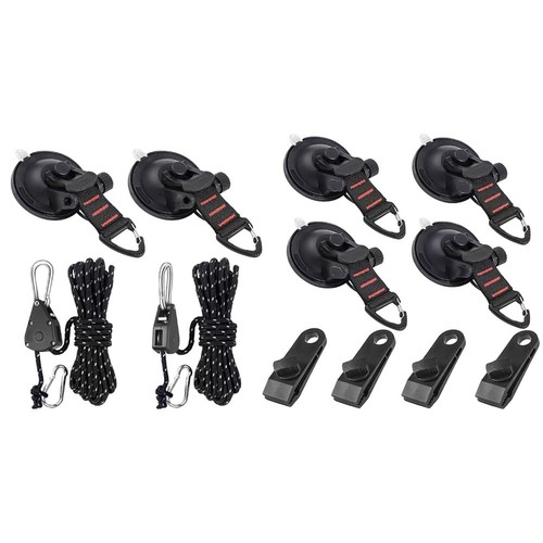 Convenient Suction Cup Hooks Set for Car Camping Awning Strong and ...