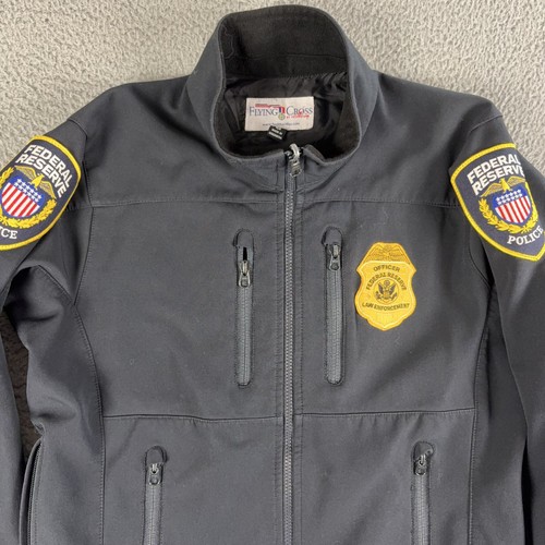 Federal Reserve Jacket Mens Small Blue Law Enforcement Uniform Ike ...