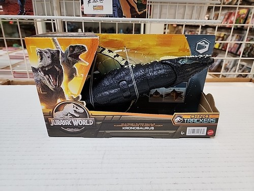 Mattel Jurassic World Wild Roar Kronosaurus Dino Trackers New | eBay