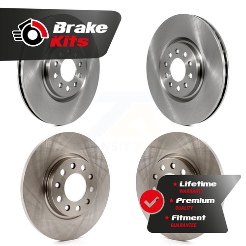 Front Rear Brake Rotors Kit For 2014-2023 Jeep Cherokee 2015-2017 ...